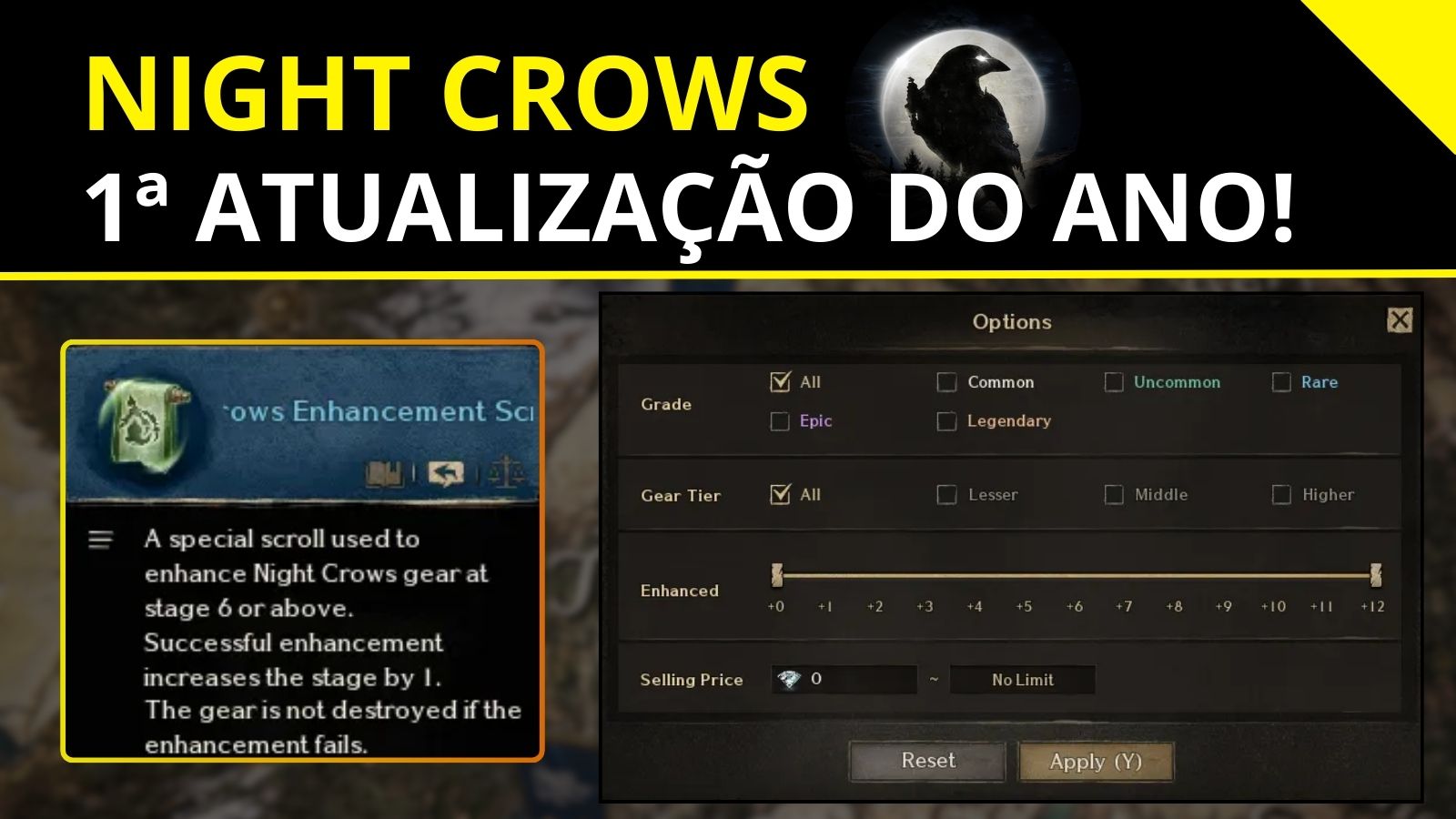 Night Crows: Primeira Atualização de 2025 – Descubra Todas as Novidades ...